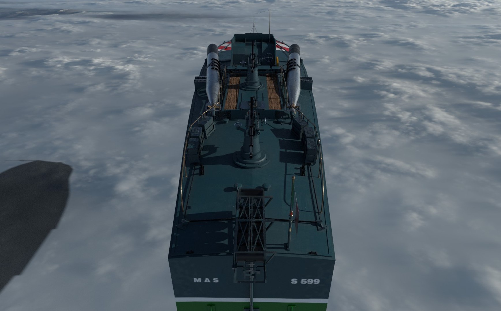 MAS - Italiano Torpedo Boat 3D Model Model - TurboSquid 1774964