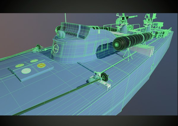 MAS - Italiano torpedo boat 3D model model - TurboSquid 1774964