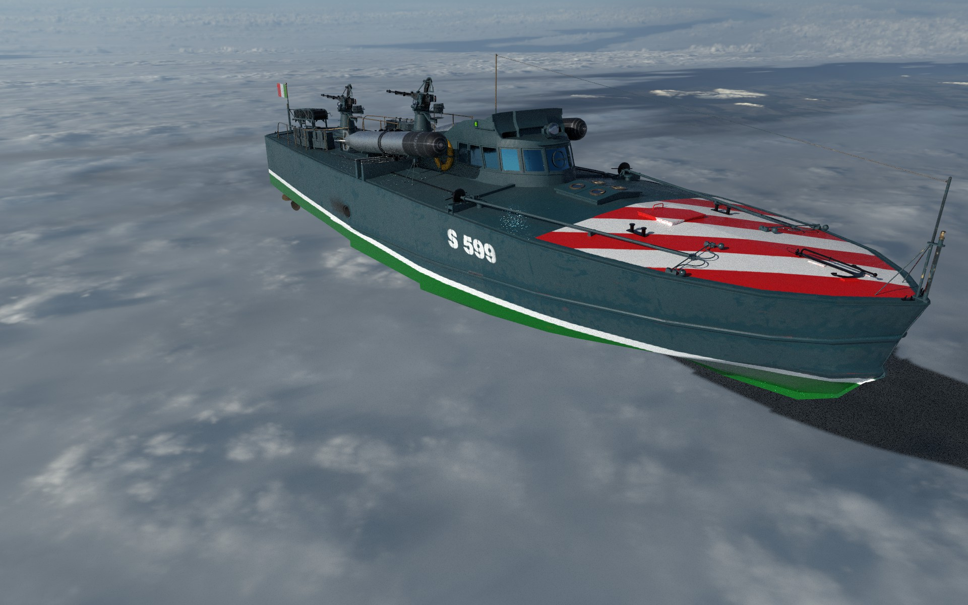 modelo 3d MAS - barco torpedo italiano modelo 3D - TurboSquid 1774964