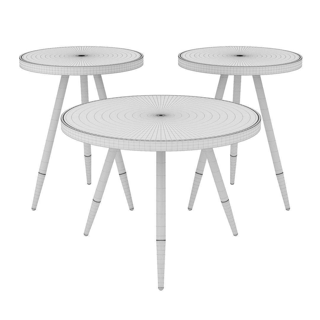 Corona Table 3D Model - TurboSquid 1619231