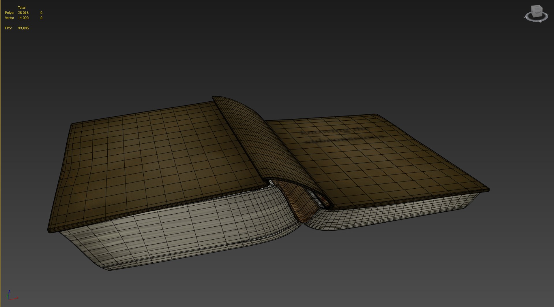3D Model Open Book - TurboSquid 1405470