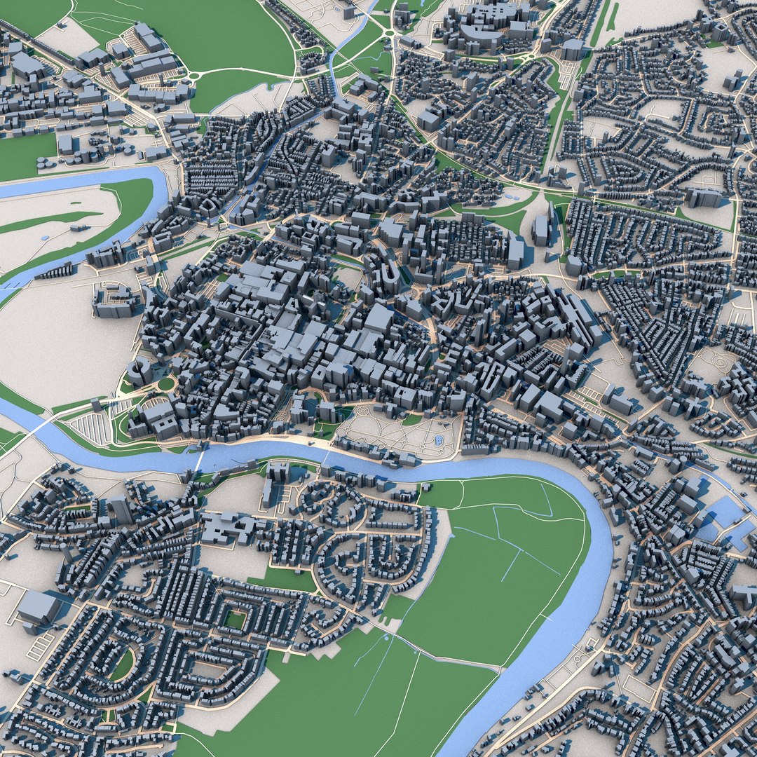 Chester City United Kingdom 3D Model - TurboSquid 2314855