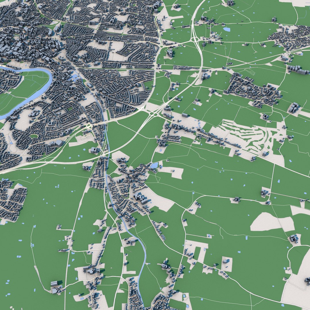 Chester City United Kingdom 3D Model - TurboSquid 2314855