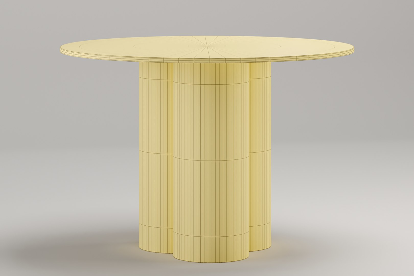 3D Olivia Round Dining Table Model - TurboSquid 2416378