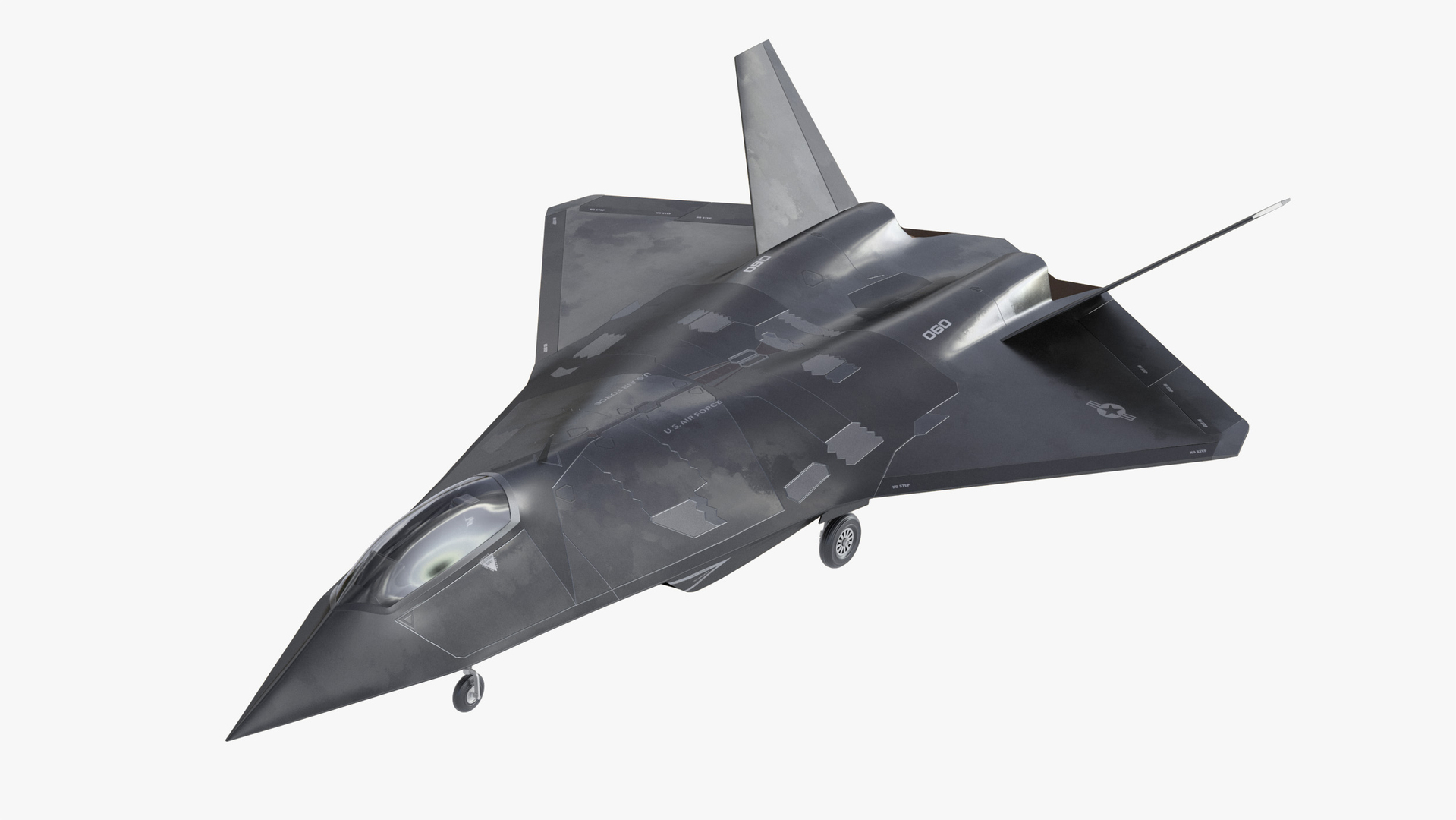Future Jet Fighter Concept 2050 3D - TurboSquid 1750097