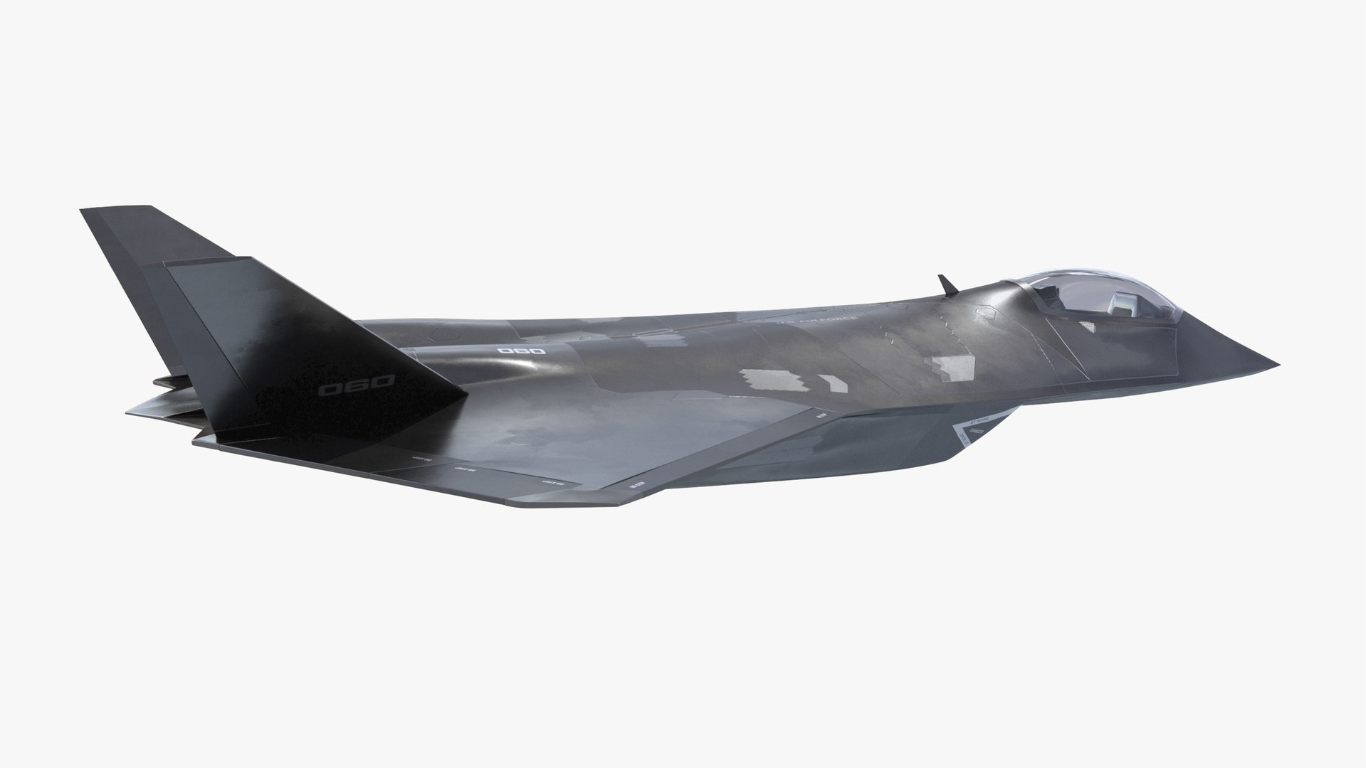 Future Jet Fighter Concept 2050 3D - TurboSquid 1750097