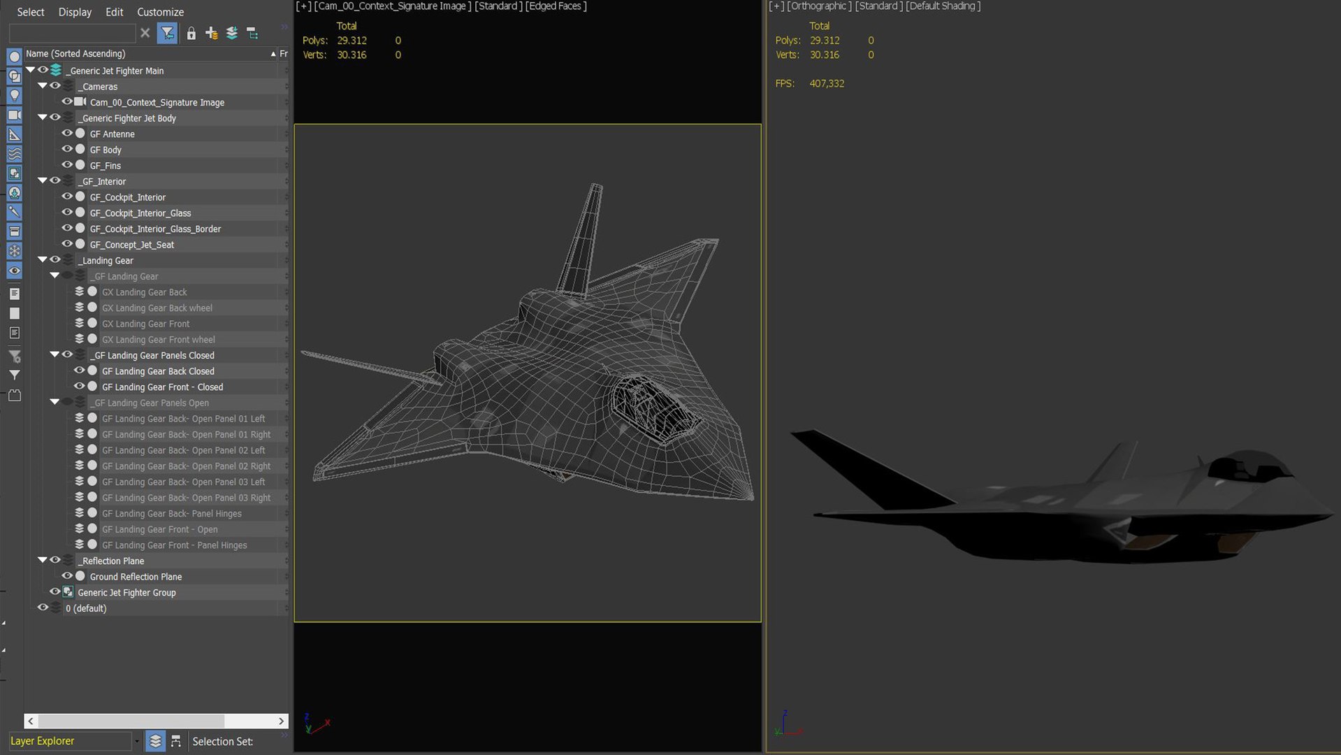 Future Jet Fighter Concept 2050 3D - TurboSquid 1750097