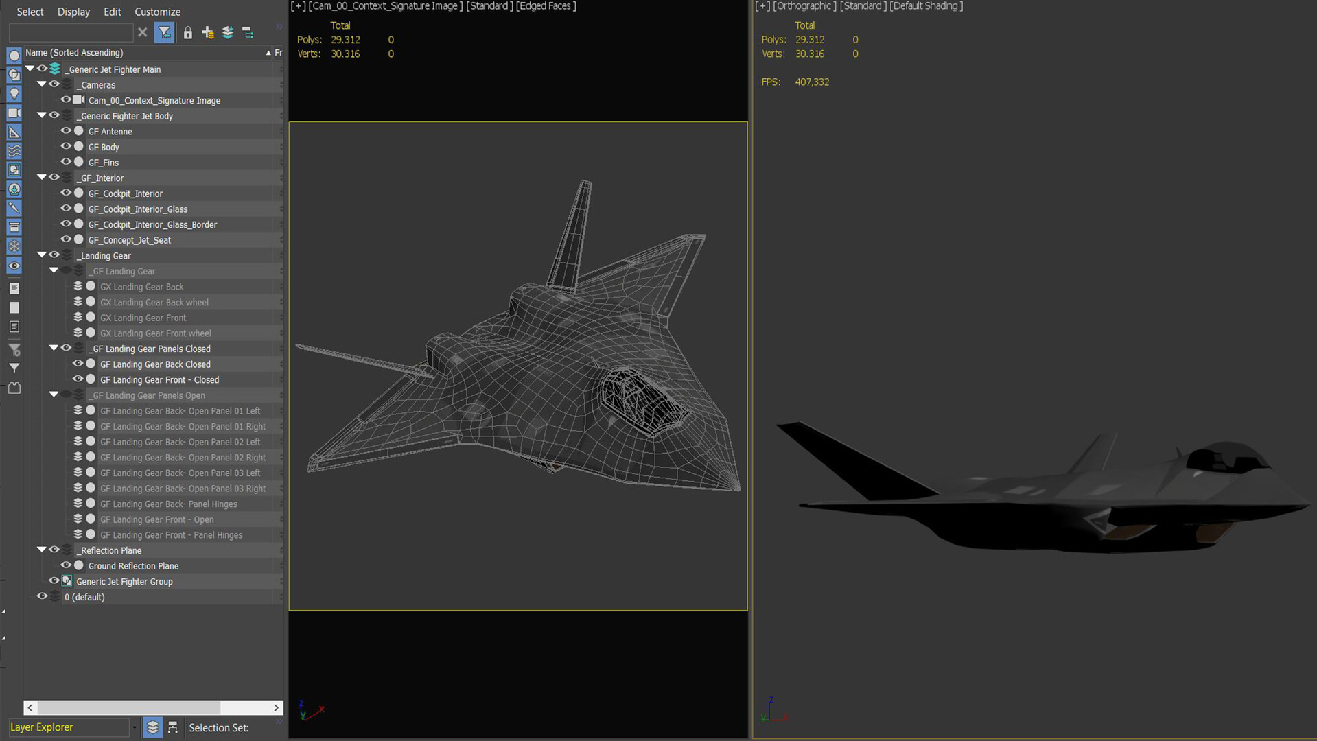 Future Jet Fighter Concept 2050 3D - TurboSquid 1750097