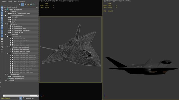Future Jet Fighter Concept 2050 3D - TurboSquid 1750097