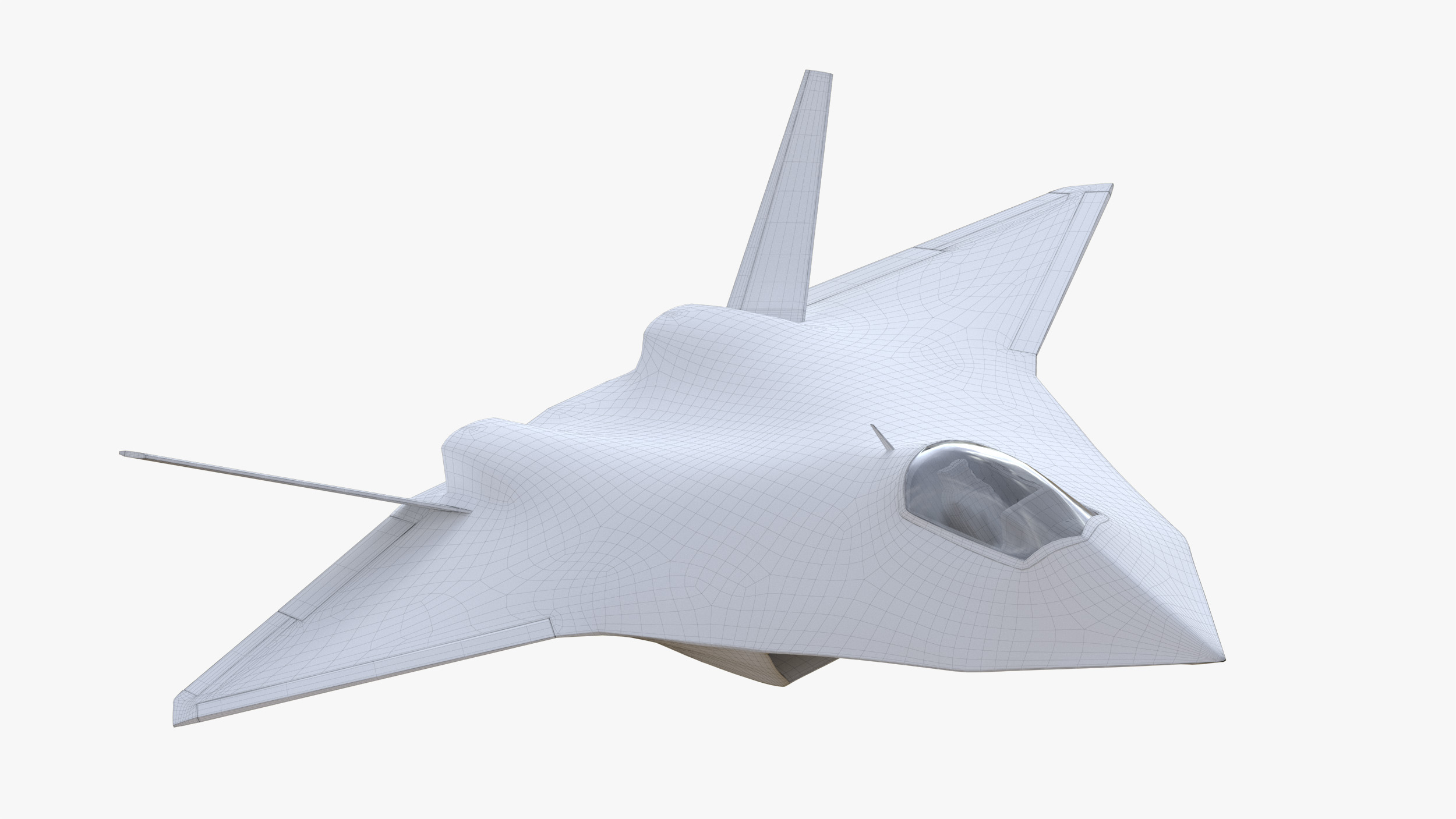 Future Jet Fighter Concept 2050 3D - TurboSquid 1750097