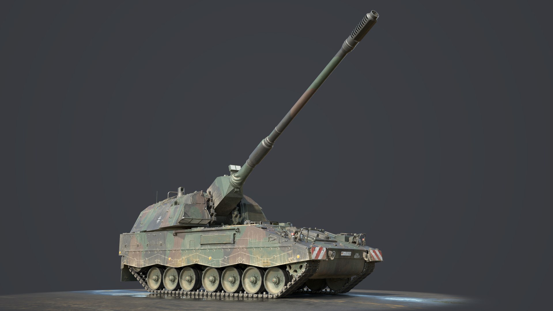 3D PZH-2000 Self Propelled Howitzer - TurboSquid 2423079