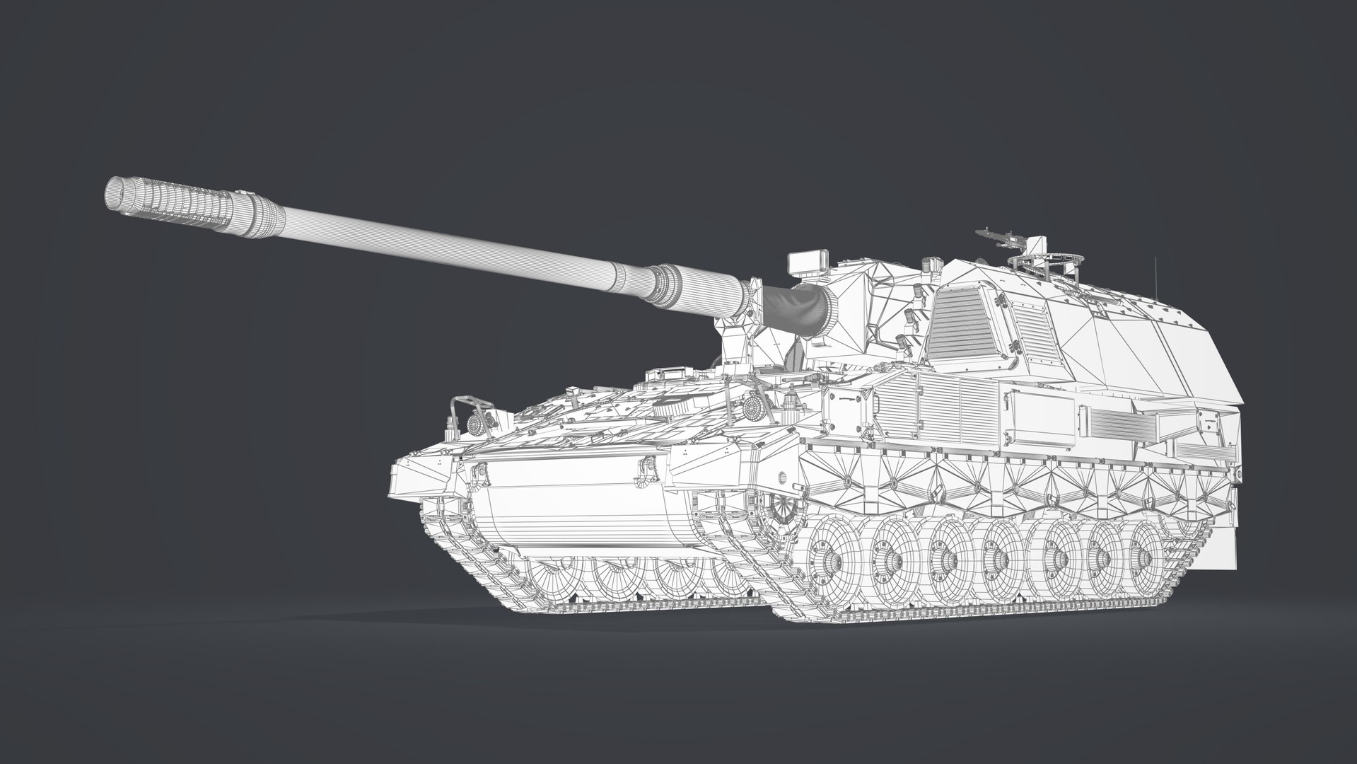 3D PZH-2000 Self Propelled Howitzer - TurboSquid 2423079