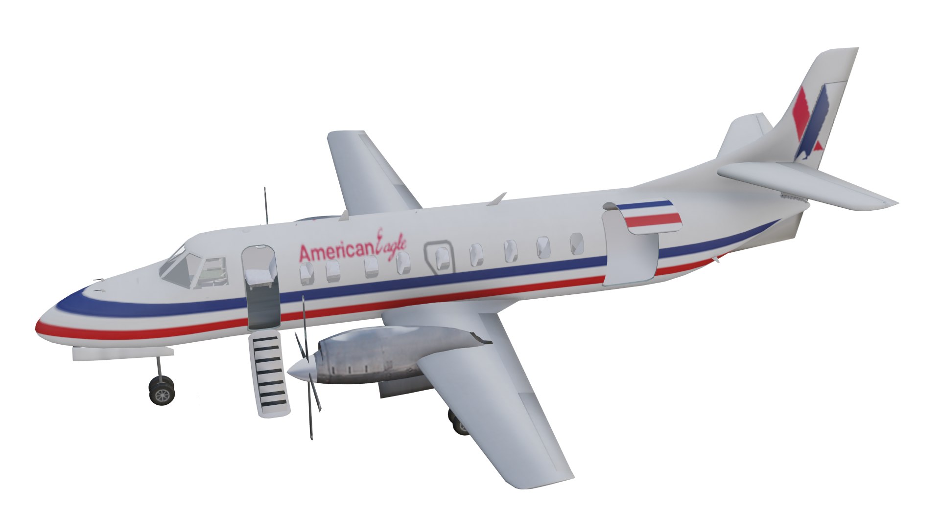 Fairchild Swearingen Metroliner Model - TurboSquid 2356774