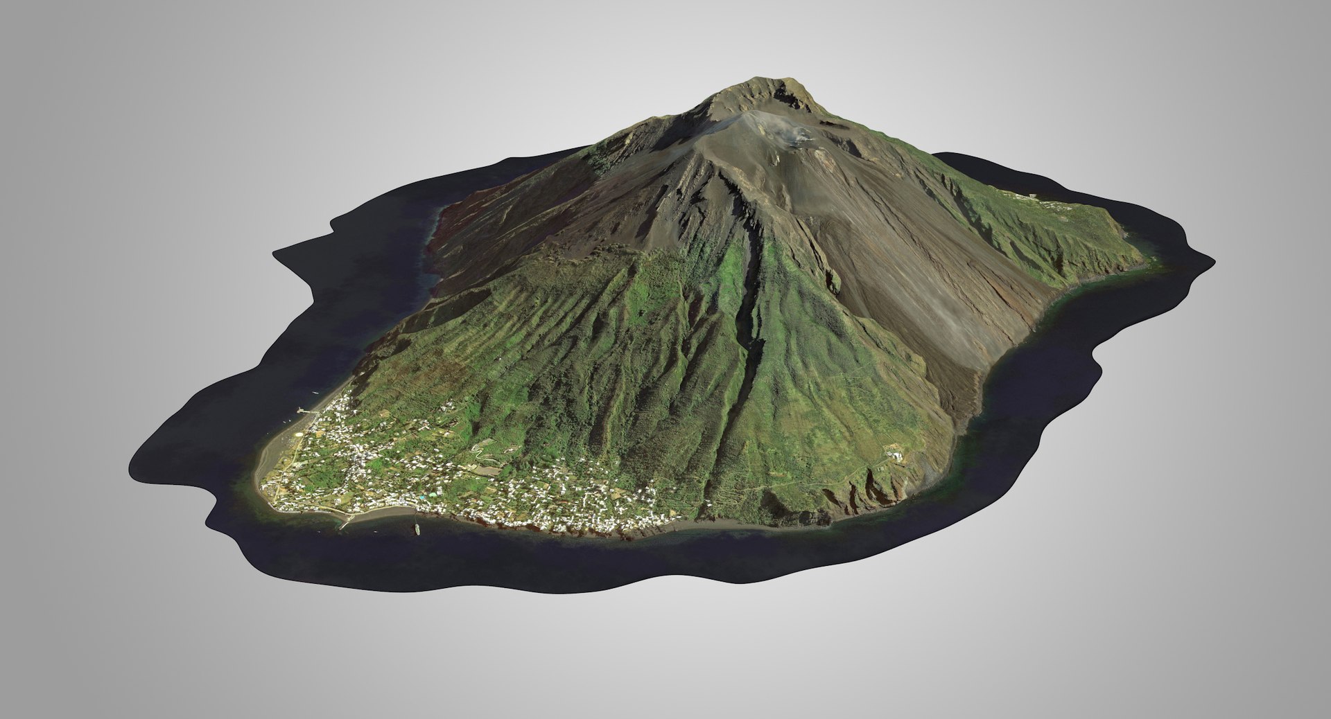 Stromboli volcano 3D model - TurboSquid 1423005