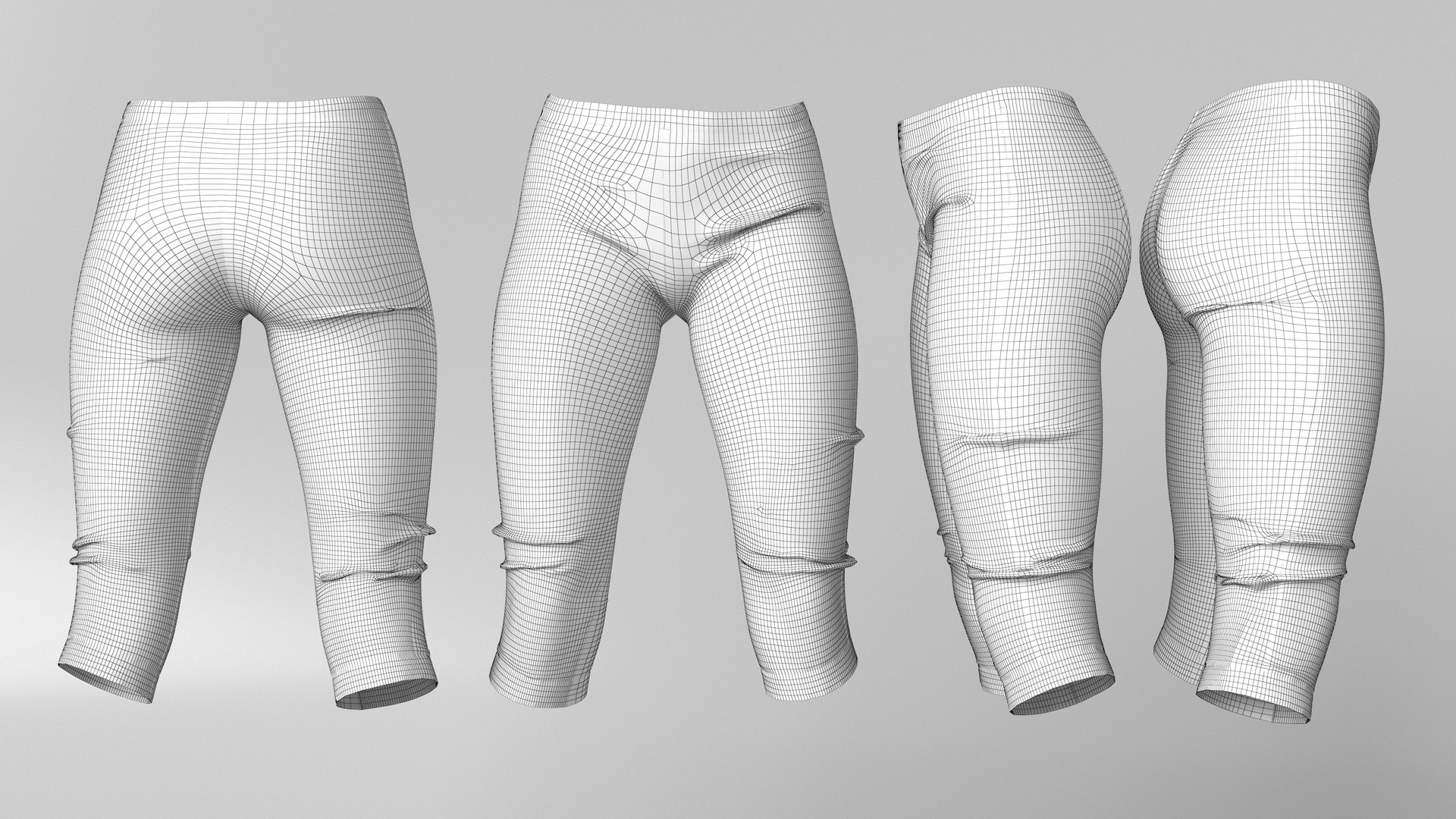 3D Sports Leggings Model - TurboSquid 1551007