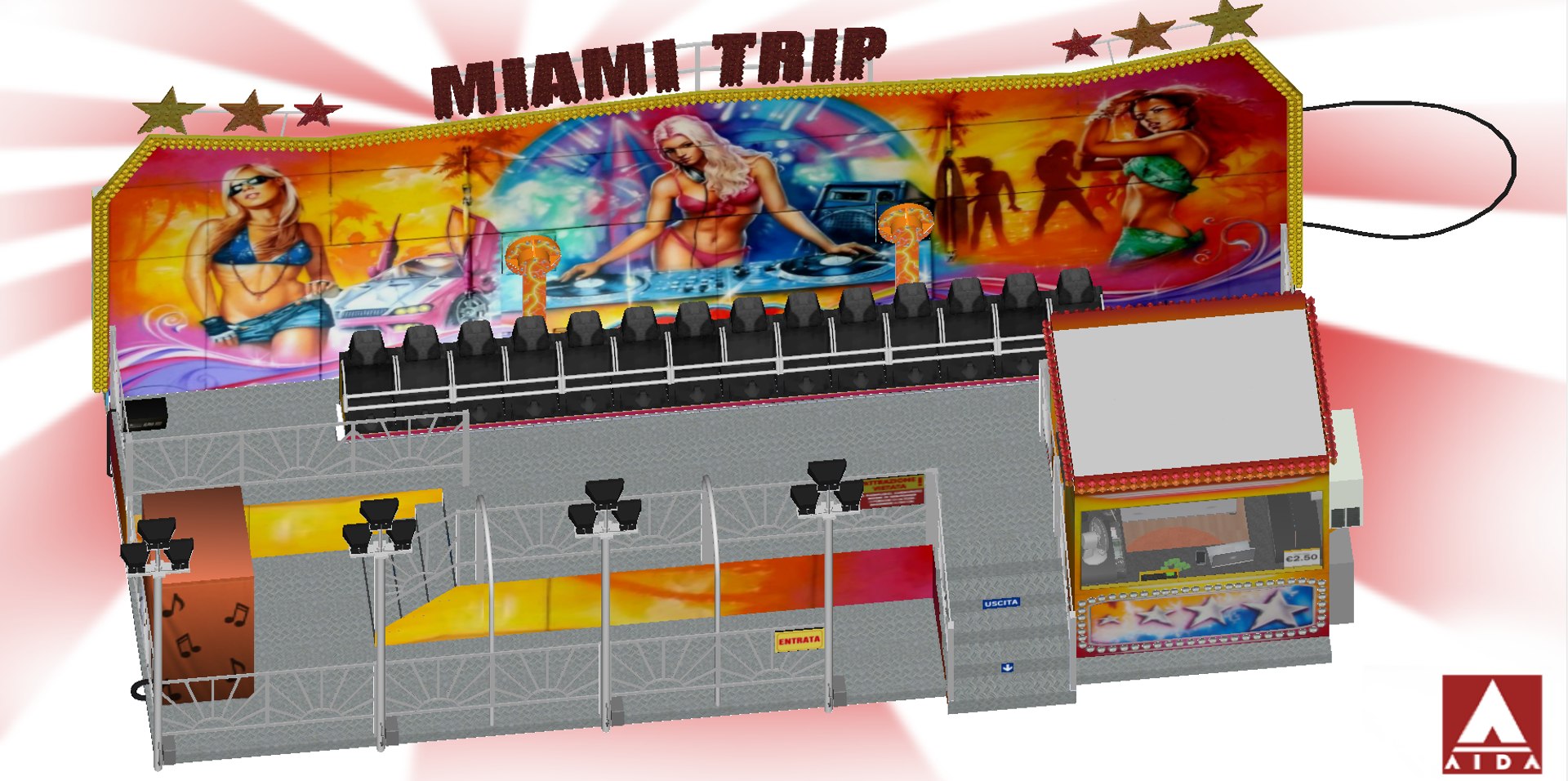 Miami Trip Model - TurboSquid 1209595