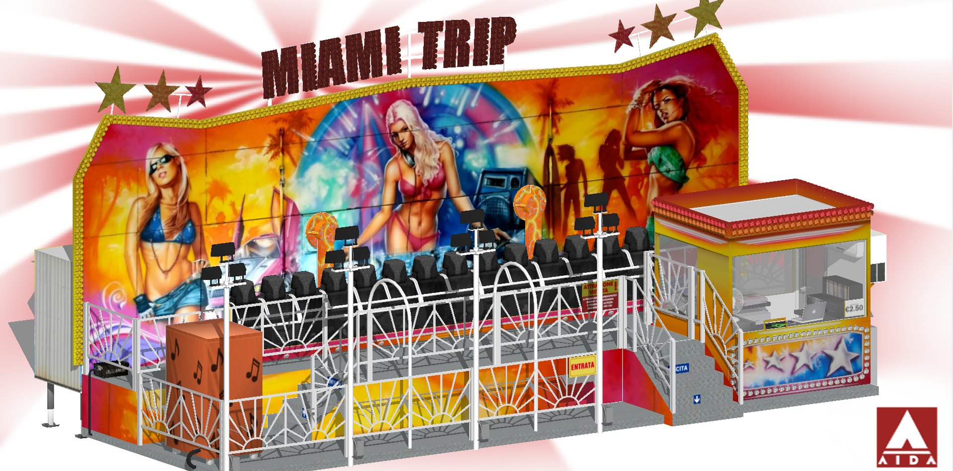 Miami Trip Model - TurboSquid 1209595
