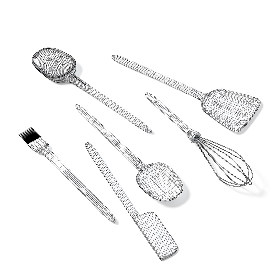 Kitchen Utensils 3D Model - TurboSquid 1239264