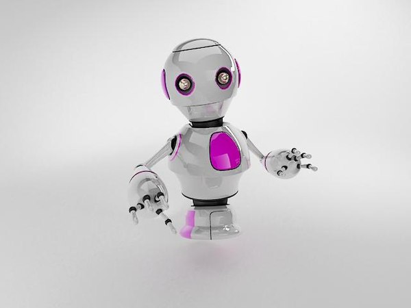 robot bot 3d model