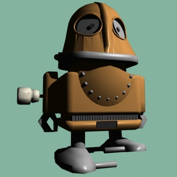 tin toy robots 3d model