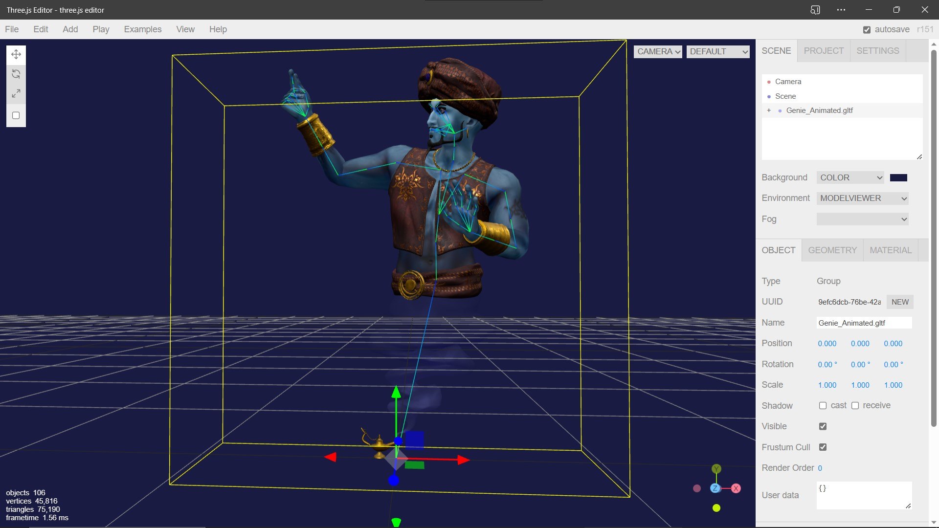 3D Genie Animated model - TurboSquid 2054946