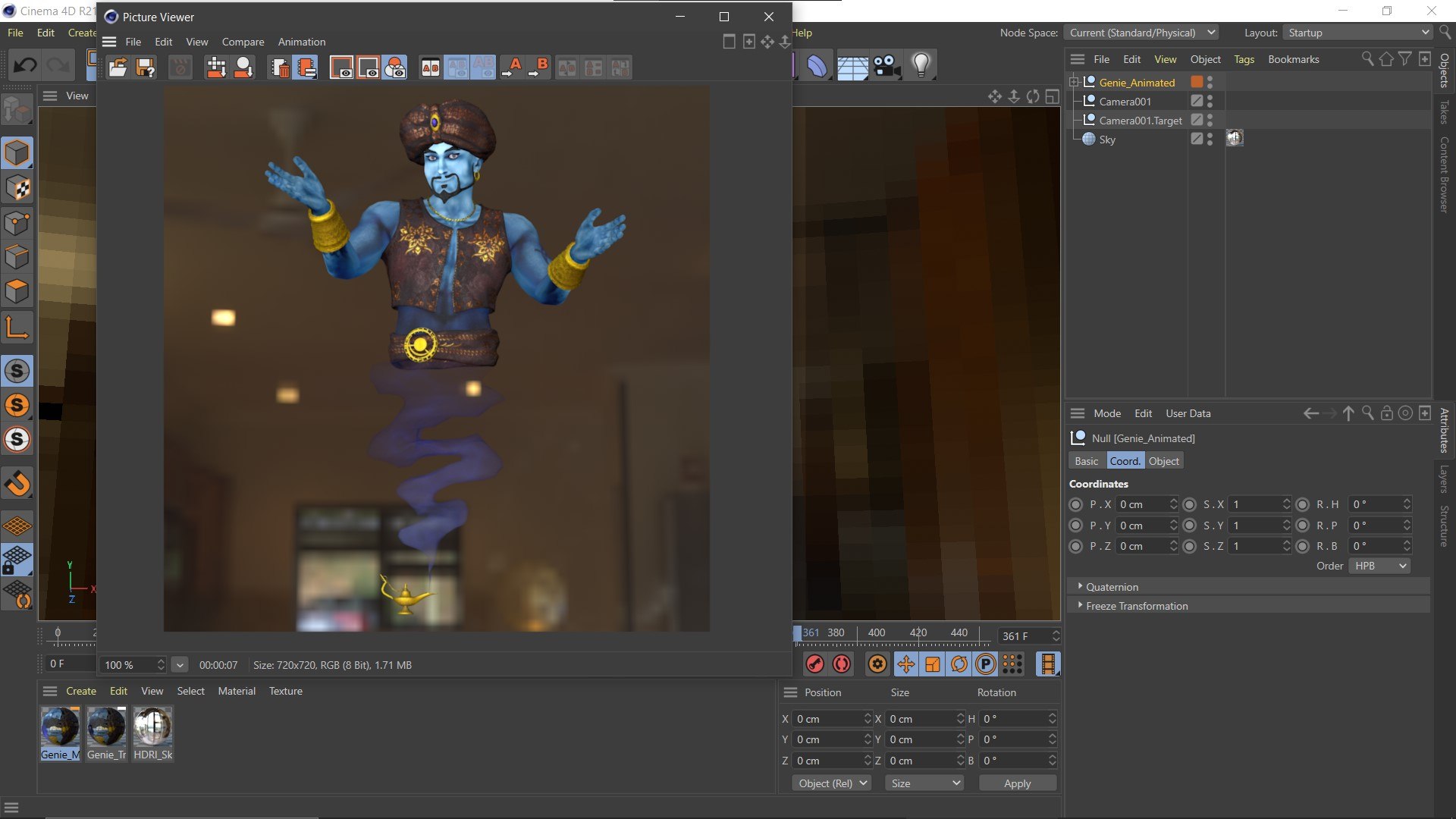 3D Genie Animated model - TurboSquid 2054946