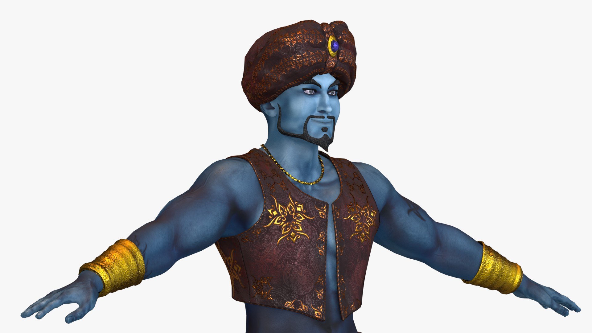 3D Genie Animated model - TurboSquid 2054946