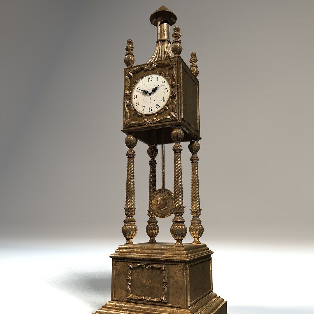 pendulum clock c4d