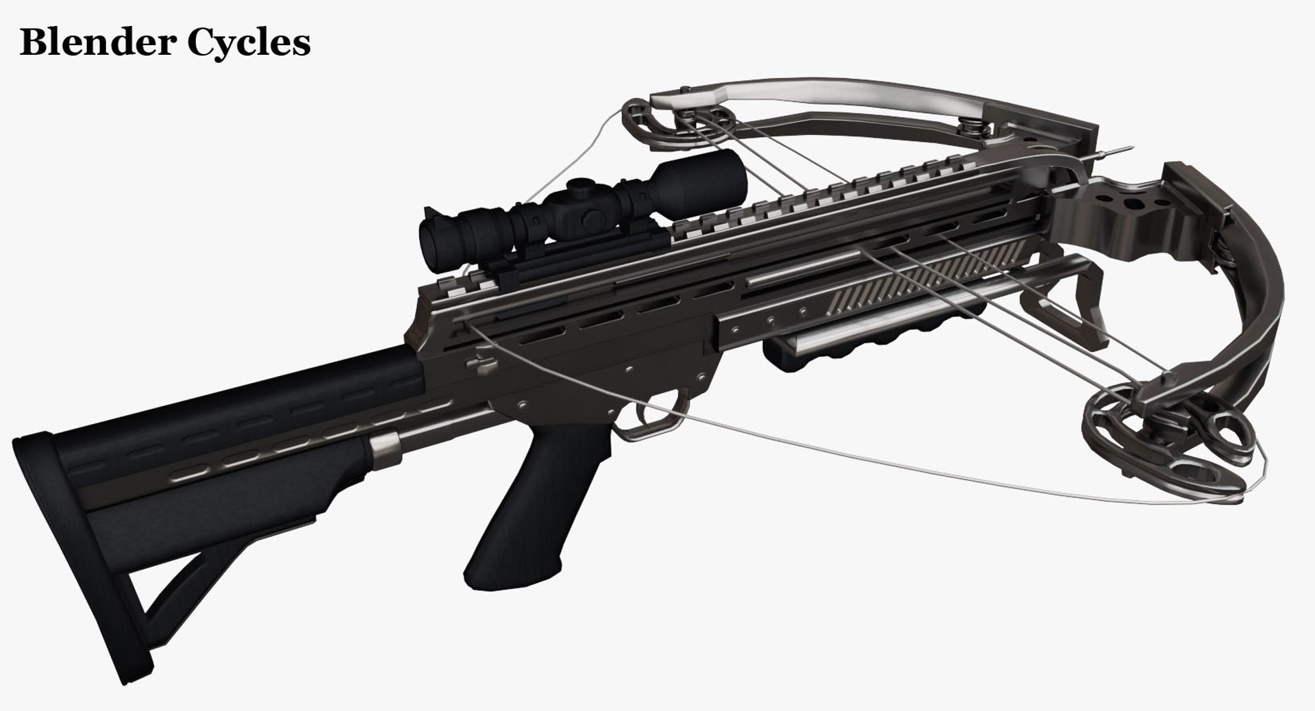 Modern Crossbow 3D Model - TurboSquid 1379813
