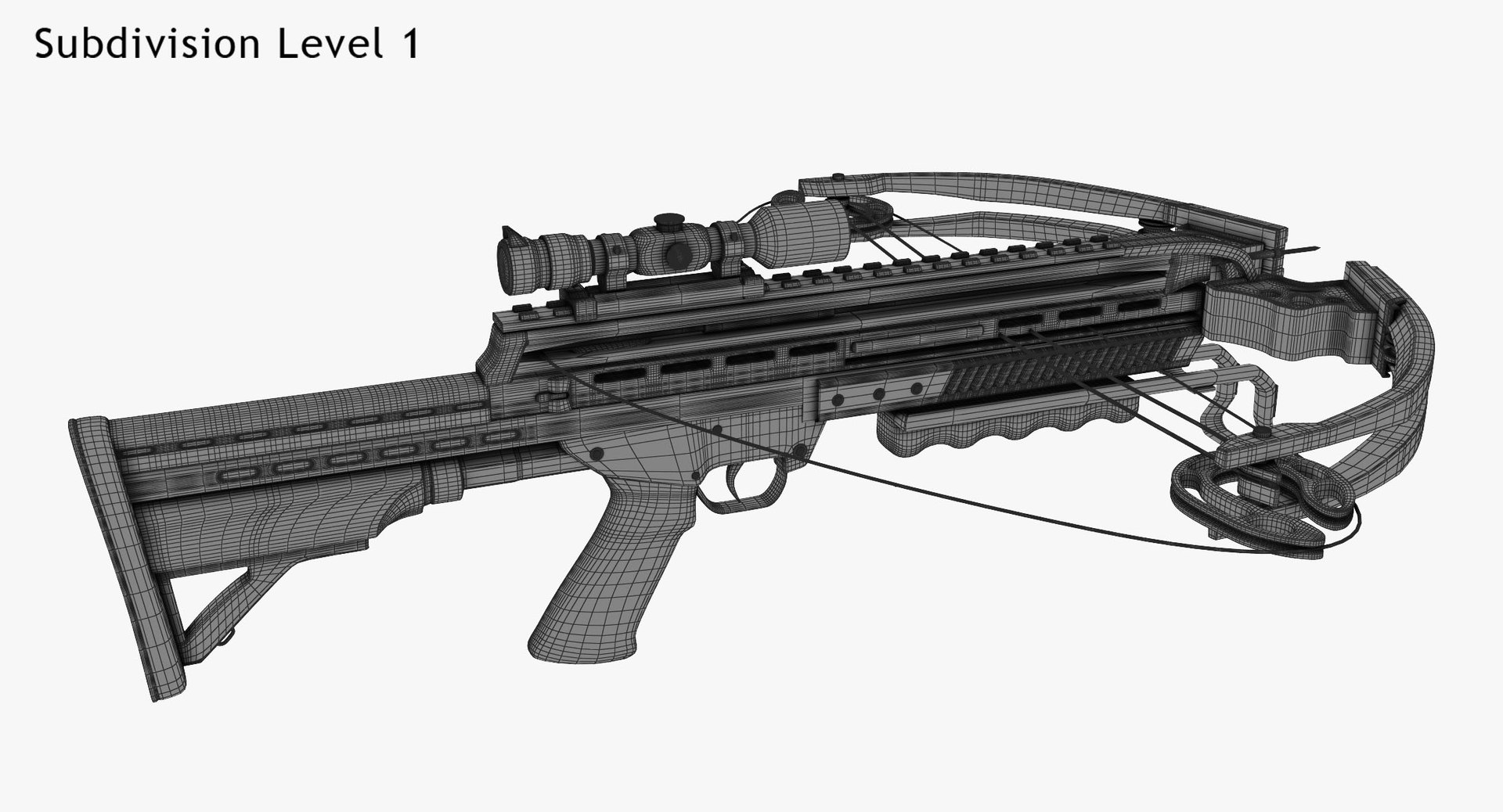 Modern Crossbow 3D Model - TurboSquid 1379813