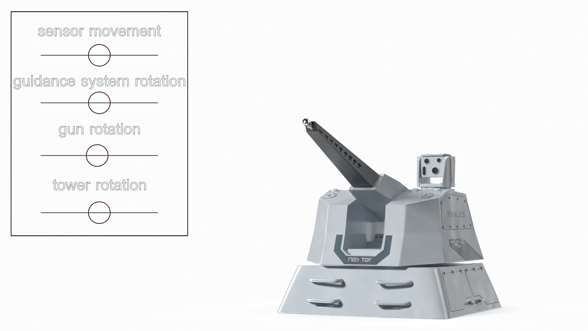 Autonomous RAPID Fire Turret Thales Rigged 3D Model - TurboSquid 2002488