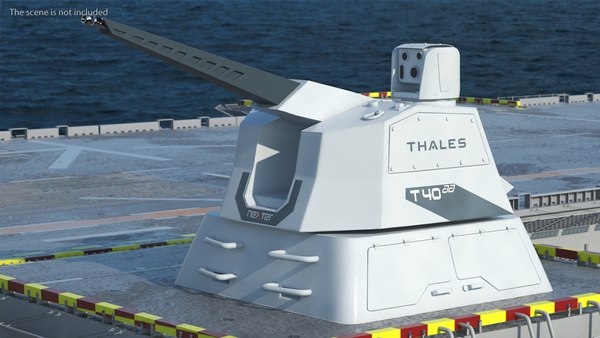 자율 RAPID 소방 포탑 Thales Rigged 3D 모델 - TurboSquid 2002488