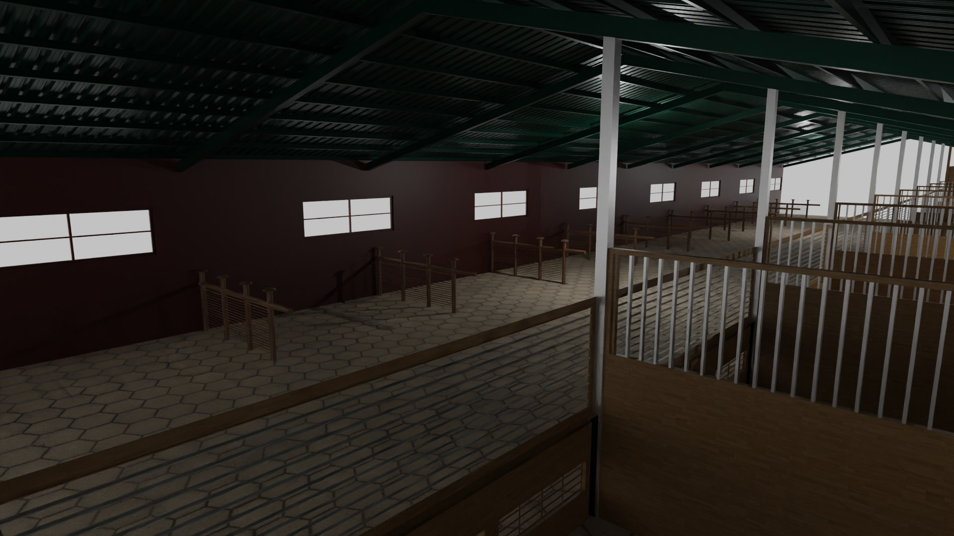 Horse Stable 3D - TurboSquid 2159204