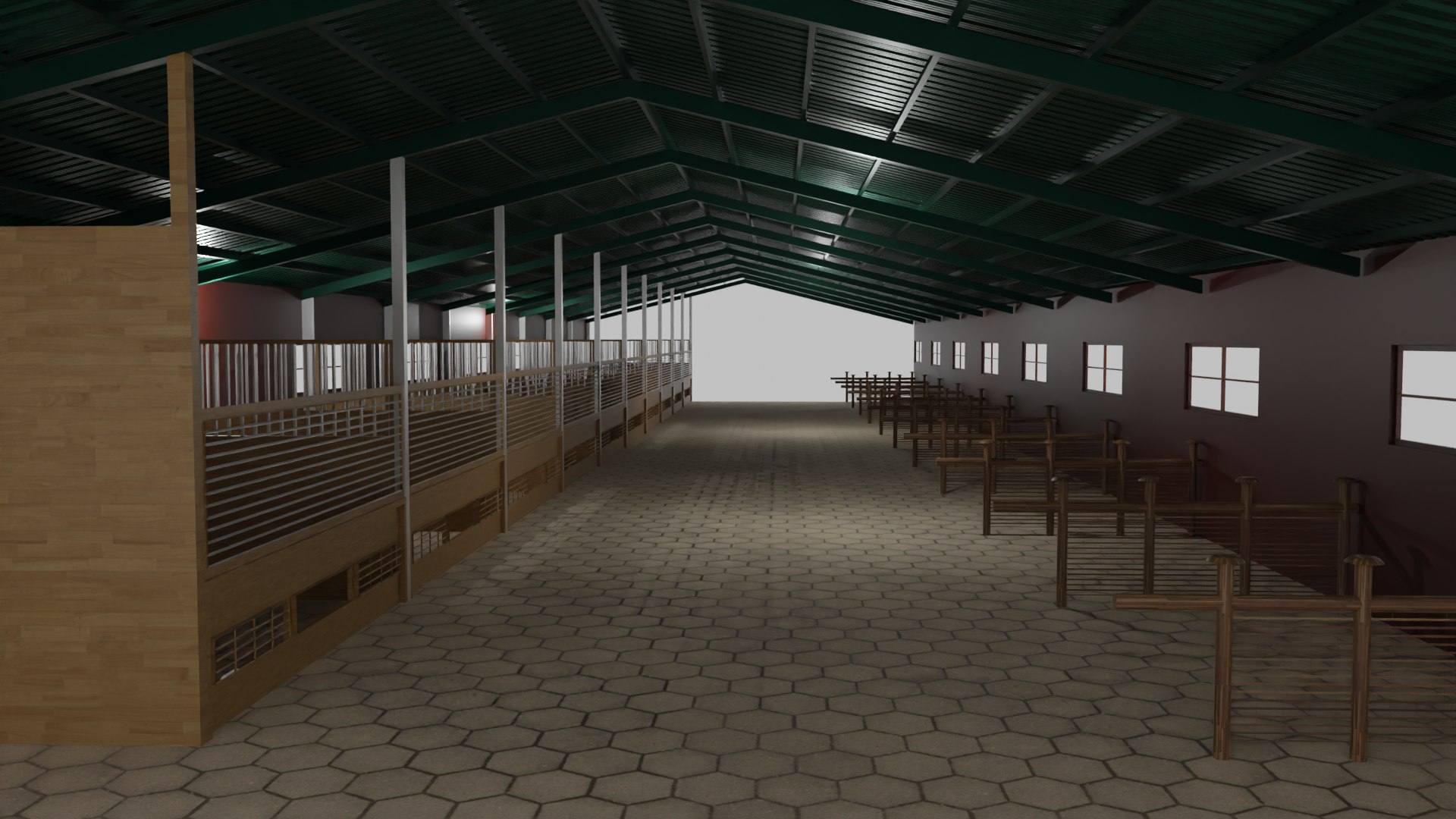 Horse Stable 3D - TurboSquid 2159204
