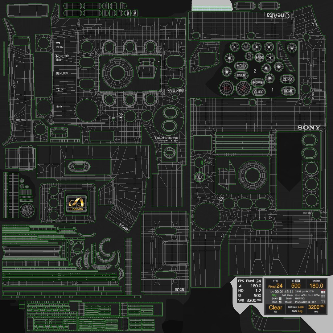 3D Model Sony Venice Camera Handle - TurboSquid 1460166