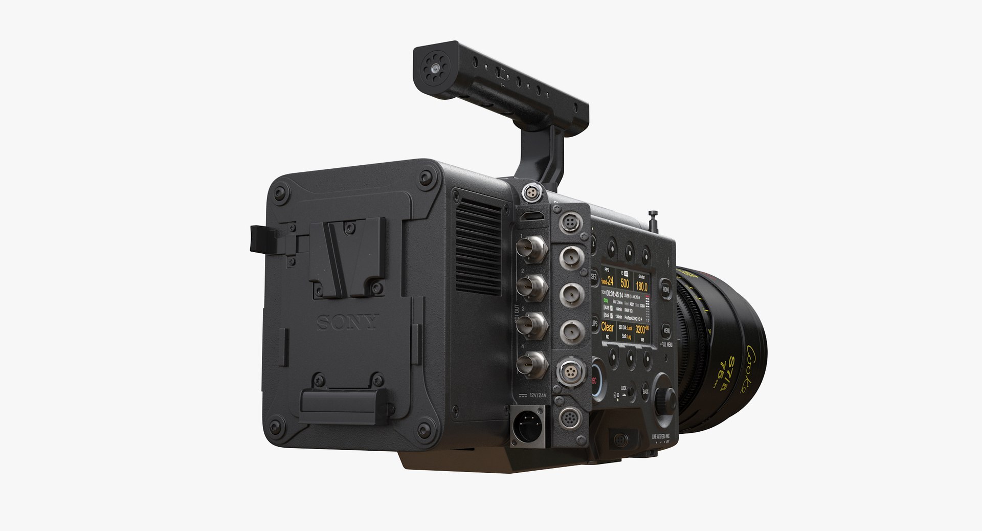 3D Model Sony Venice Camera Handle - TurboSquid 1460166