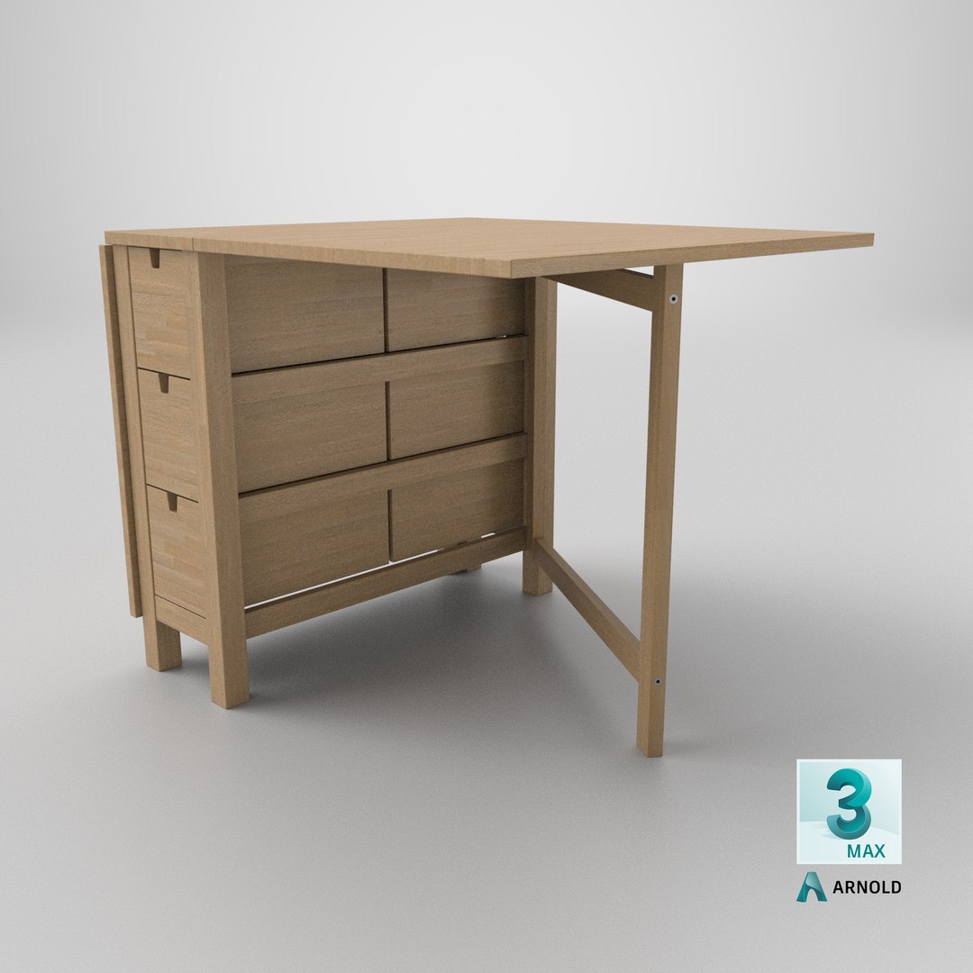 Free Norden Gateleg Table 3D - TurboSquid 2227571