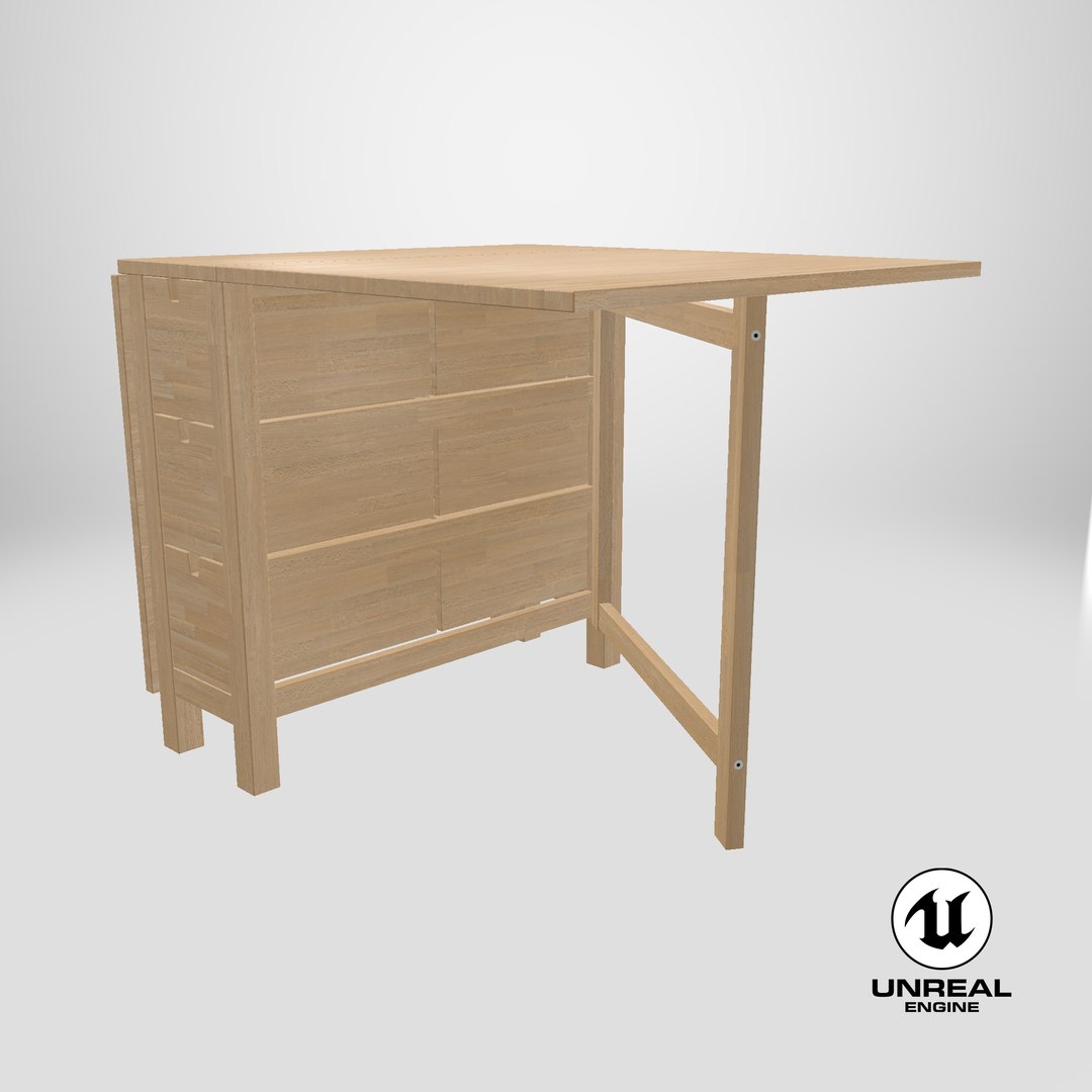 Free Norden Gateleg Table 3D - TurboSquid 2227571