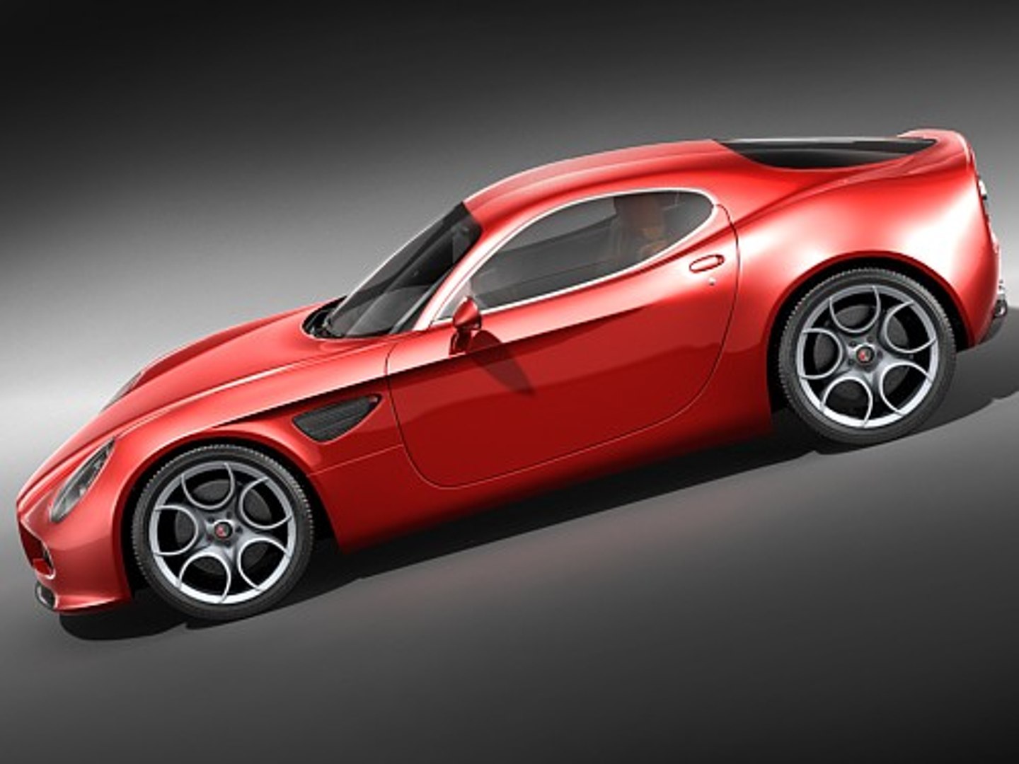 Alfa Romeo 8c Competizione 3d Model