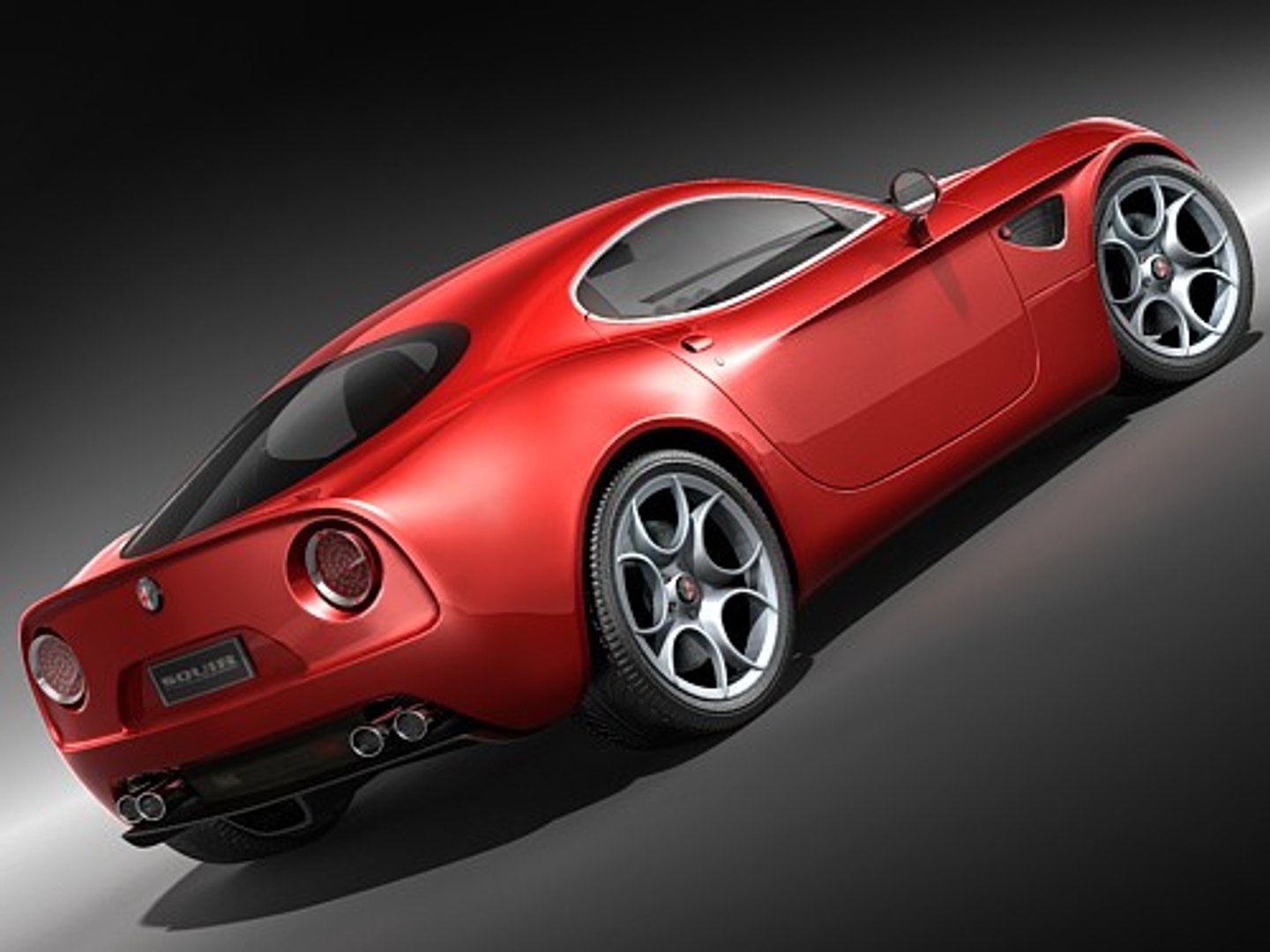 Alfa Romeo 8c Competizione 3d Model