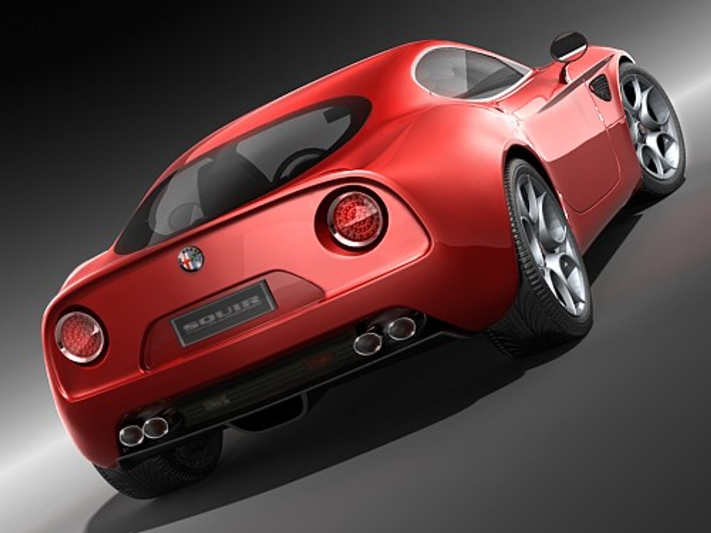 Alfa Romeo 8c Competizione 3d Model