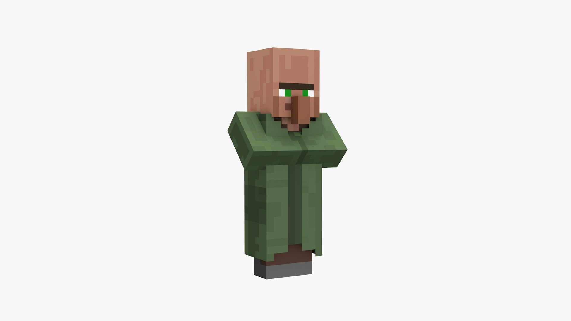3D Model Villager Minecraft - TurboSquid 2348178