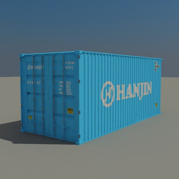 3d model cargo container