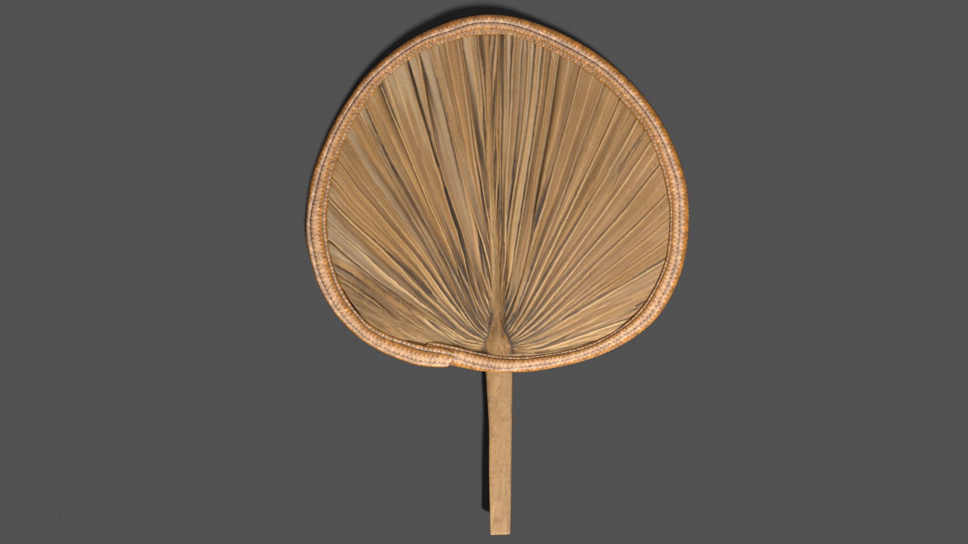3D Cattail Leaf Fan - TurboSquid 2239972