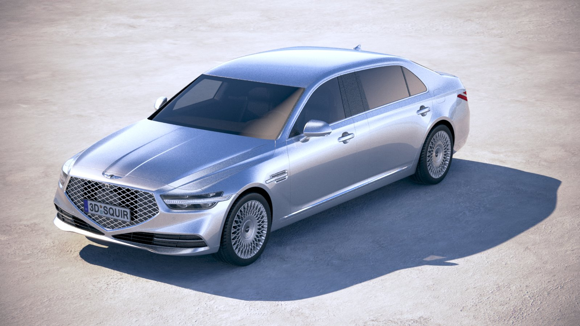 Genesis G90 2019 3D - TurboSquid 1388282