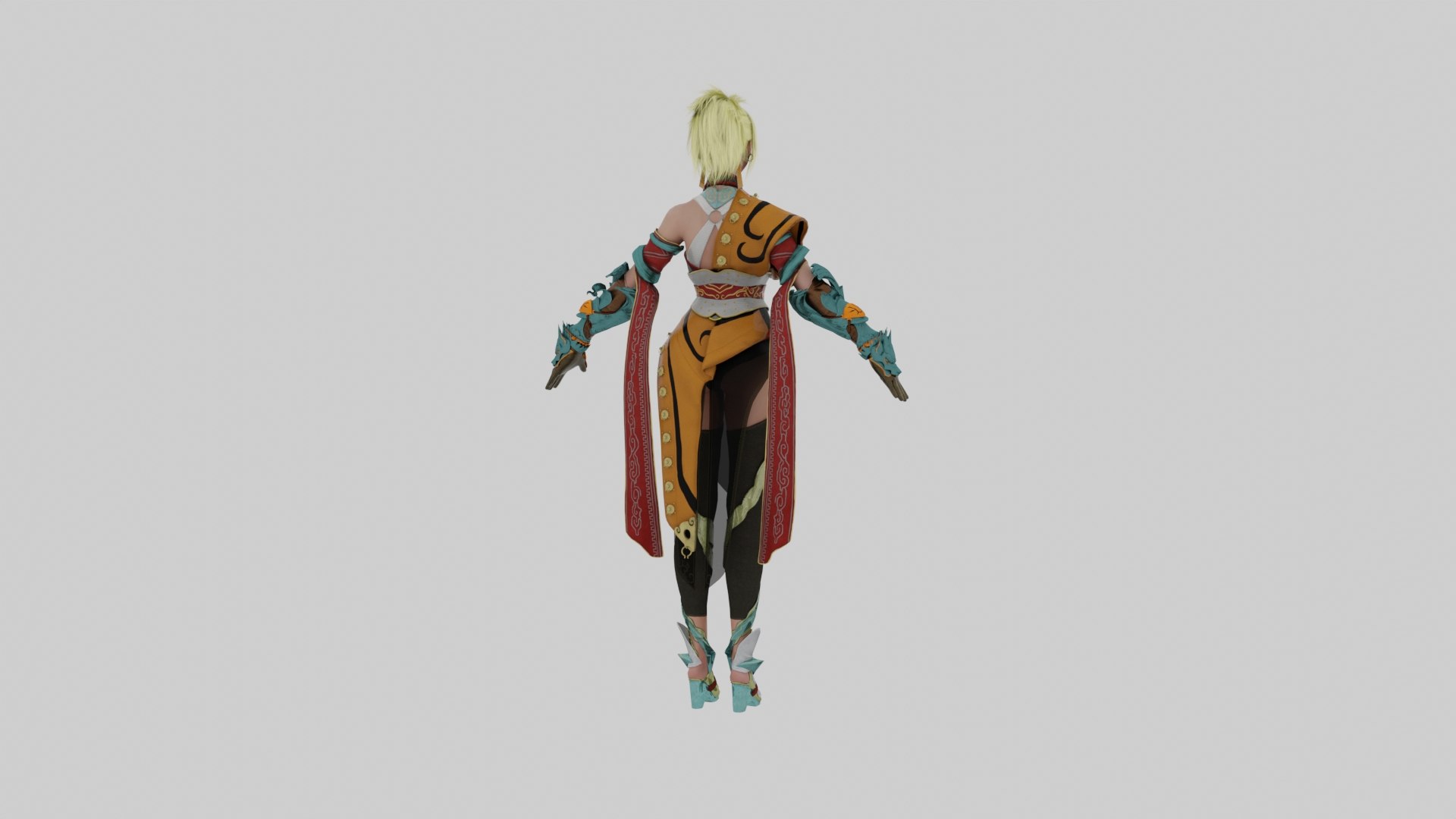 3D Mystic Warrior Model - TurboSquid 2080850