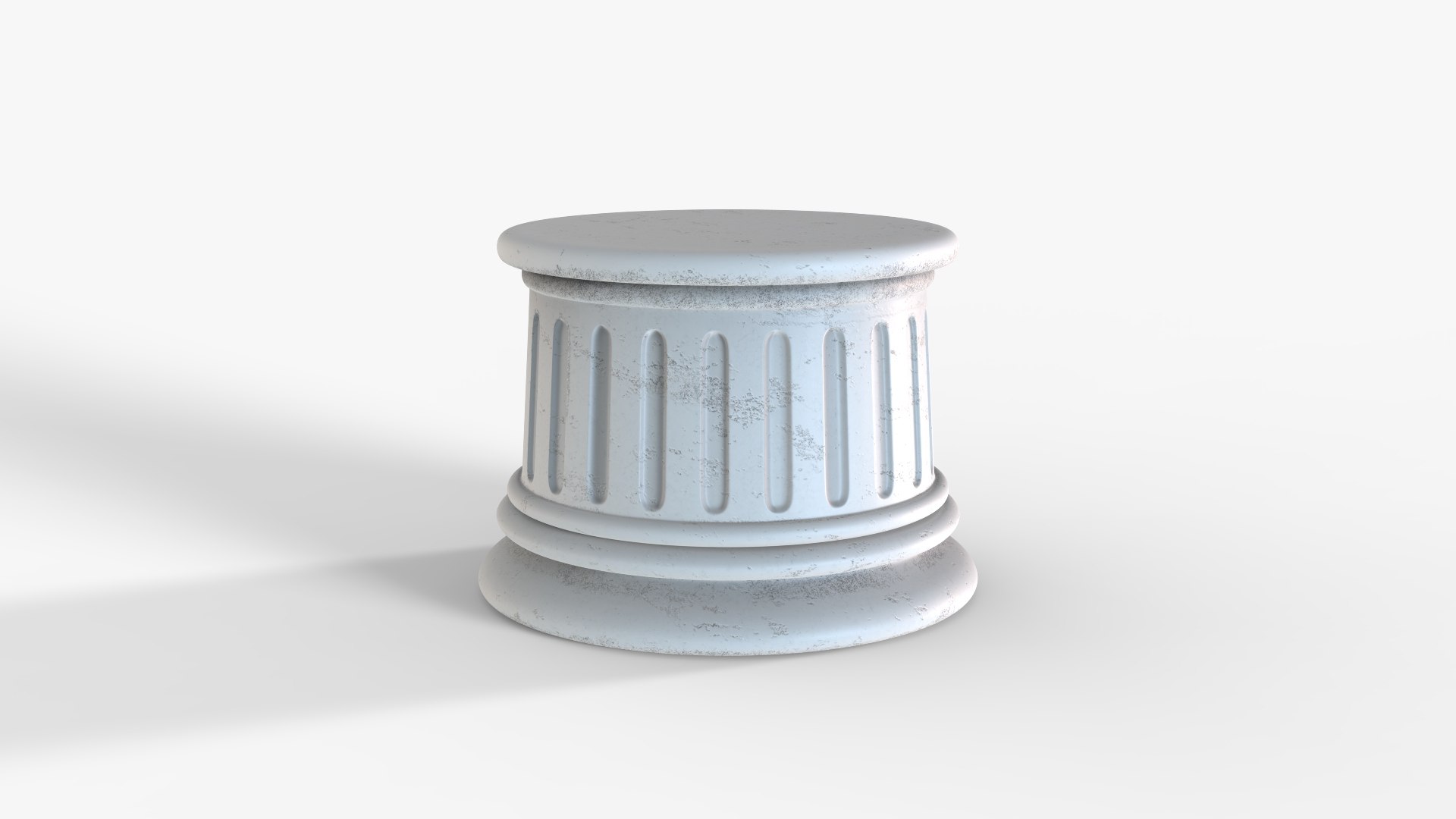 Small Pedestal 3D Model - TurboSquid 1926190