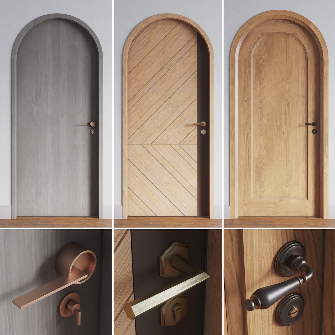 Doors 3 3 Models Model - TurboSquid 2027700