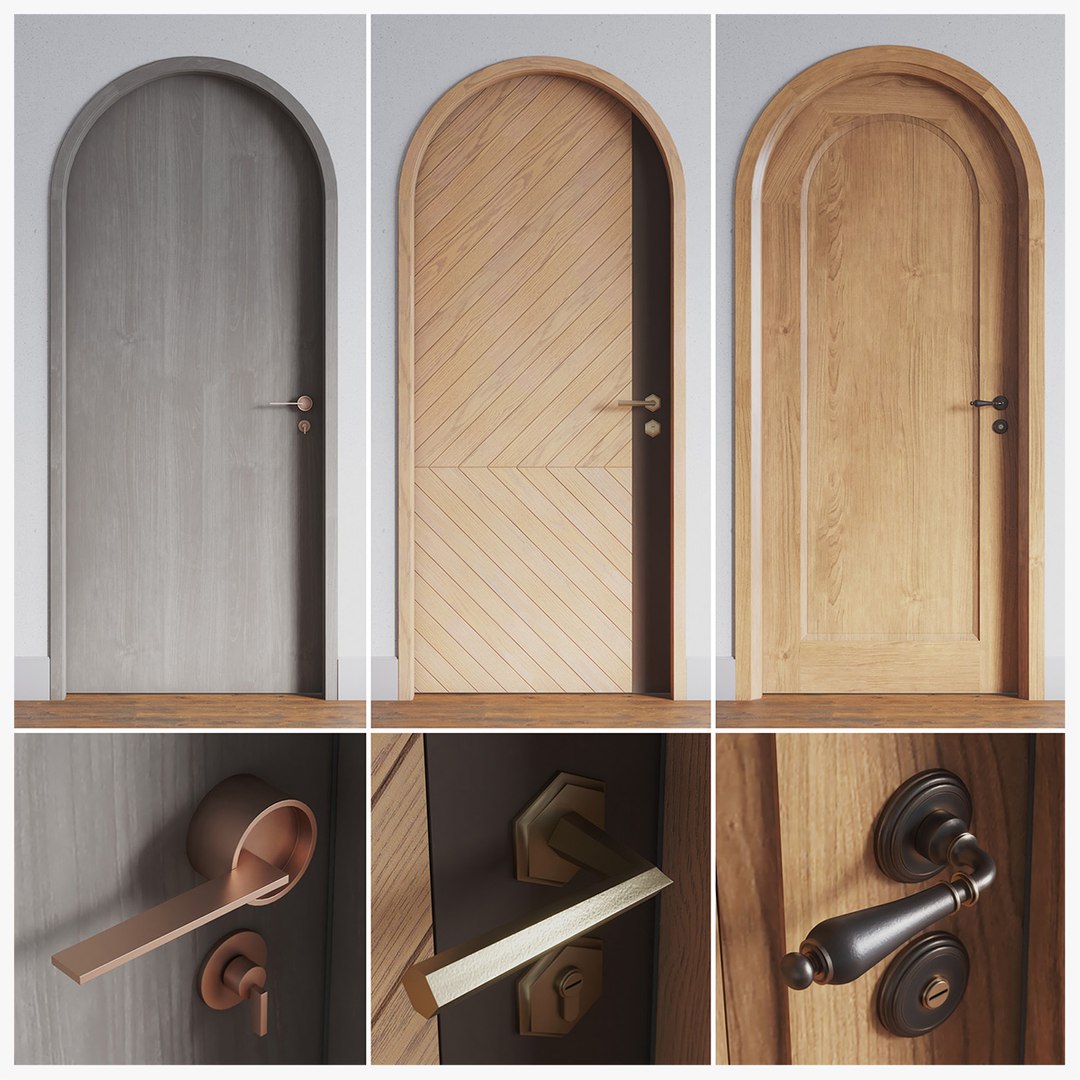 Doors 3 3 Models Model - TurboSquid 2027700