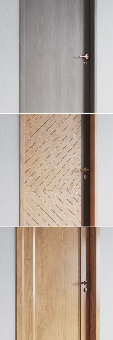 Doors 3 3 Models Model - TurboSquid 2027700